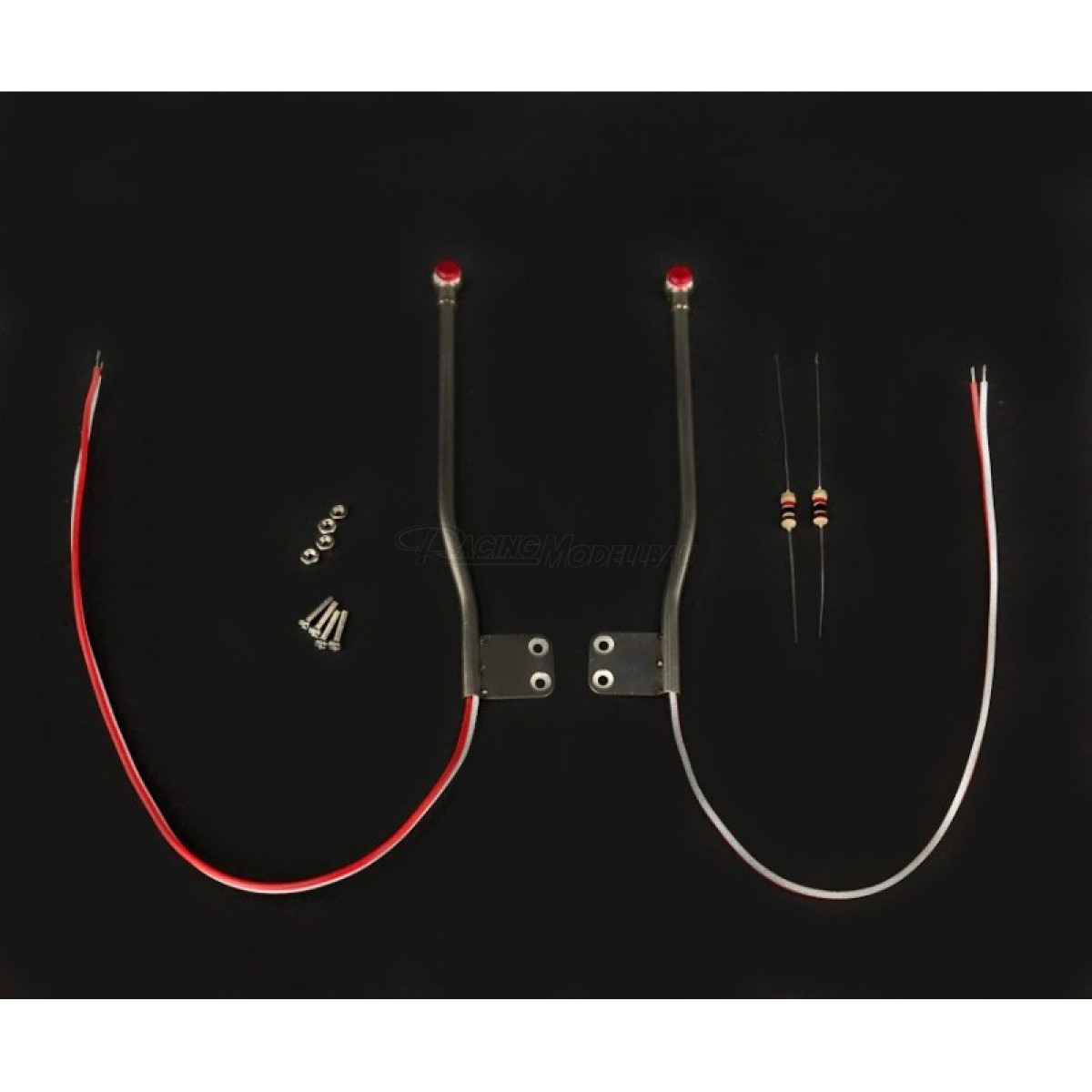 Bumper Guide Pole Light red/white 3V - Fahrerhäuser, Anbauteile ...