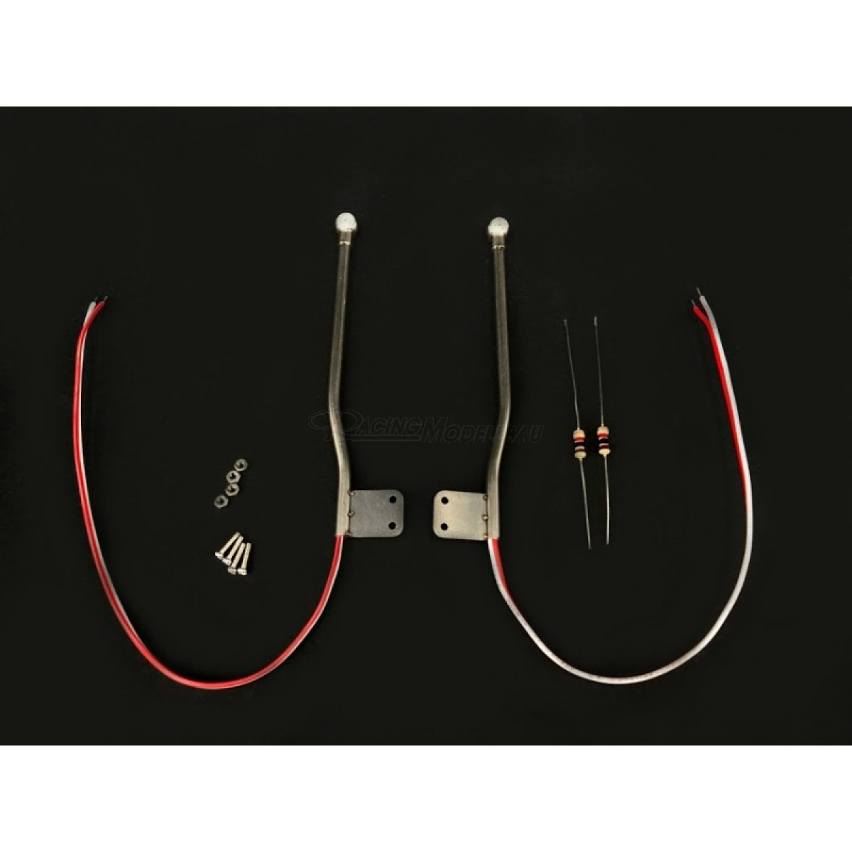 Bumper Guide Pole Light red/white 3V