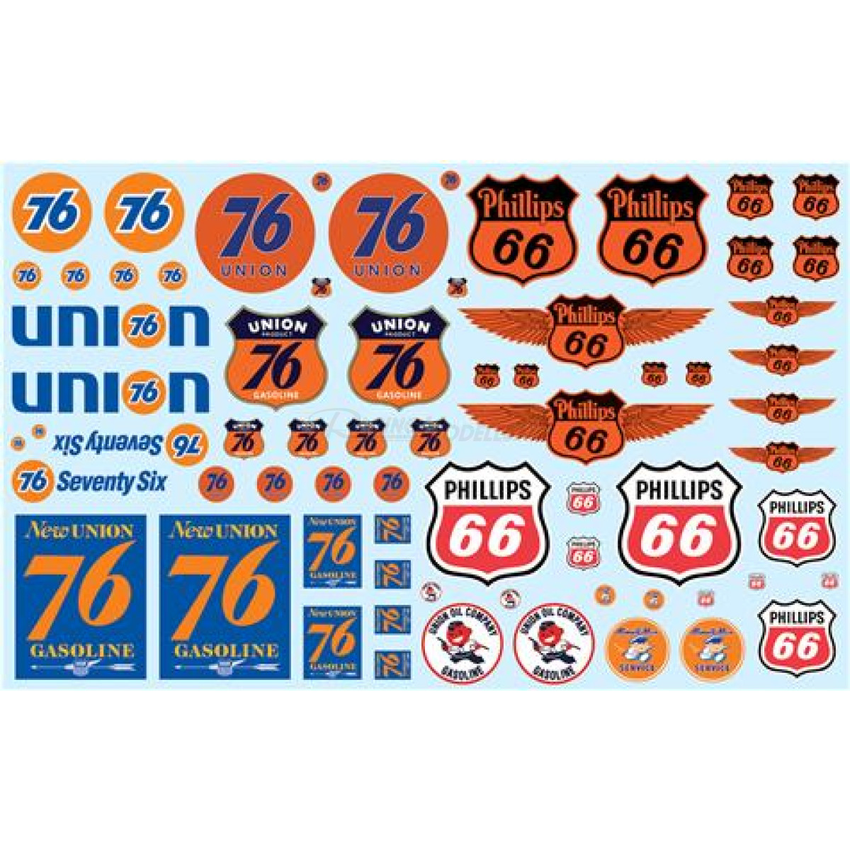 Phillips 66 & Union 76 Trucking Decal Pack - Plastikmodelle