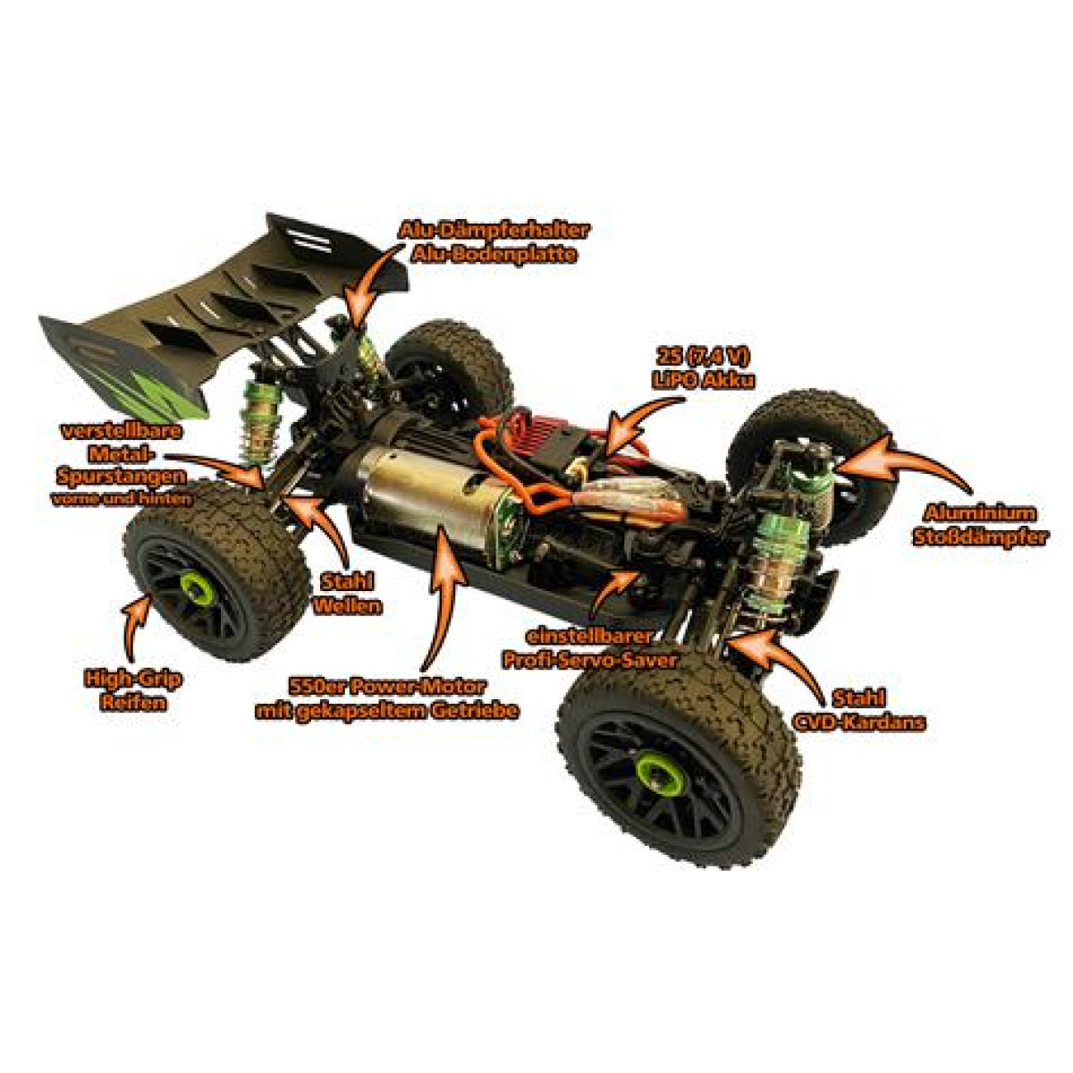 B06- Evolution Buggy RTR - RC-Cars 1:8 - 1:10 - RC-Autos