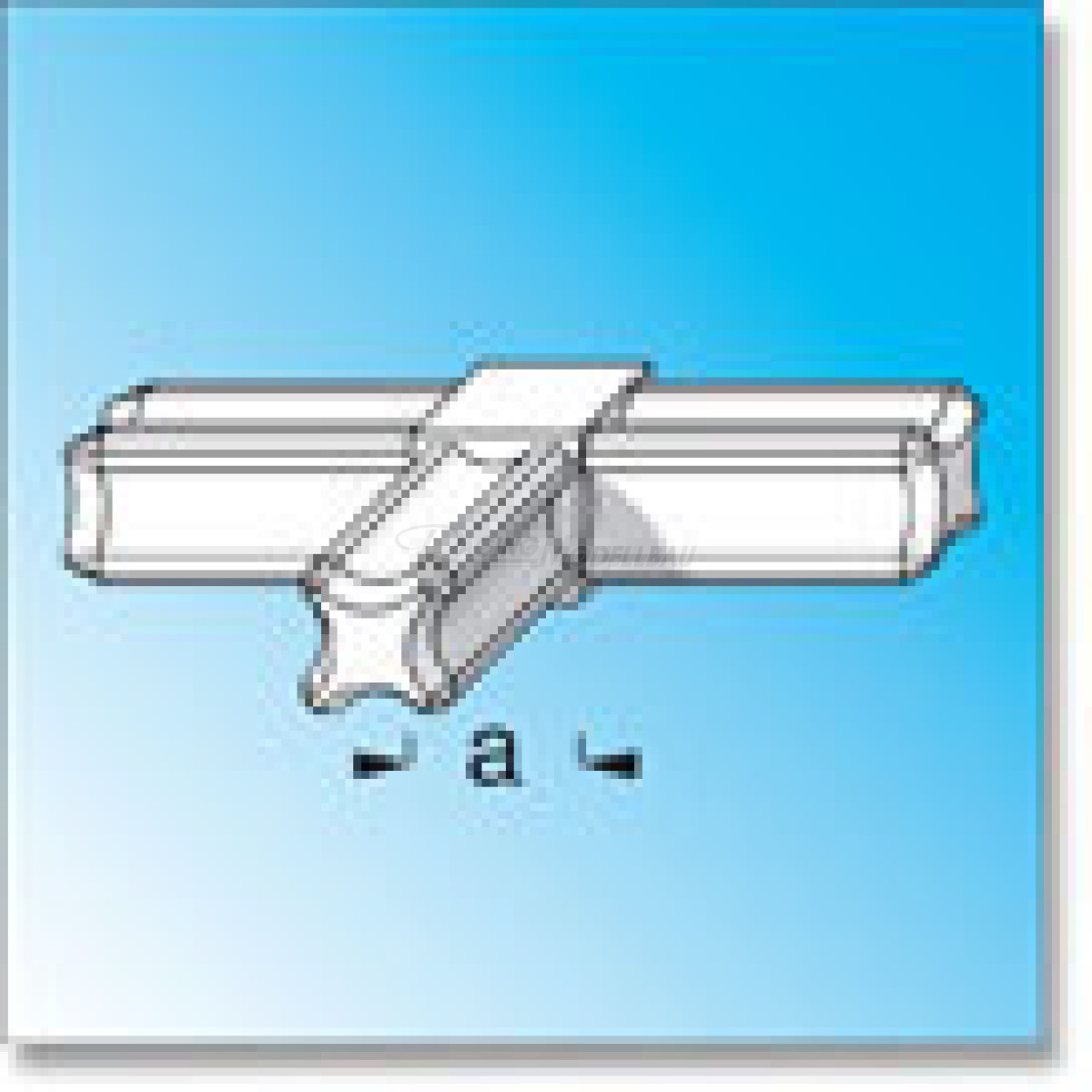 T-Verbinder 7,5 weis