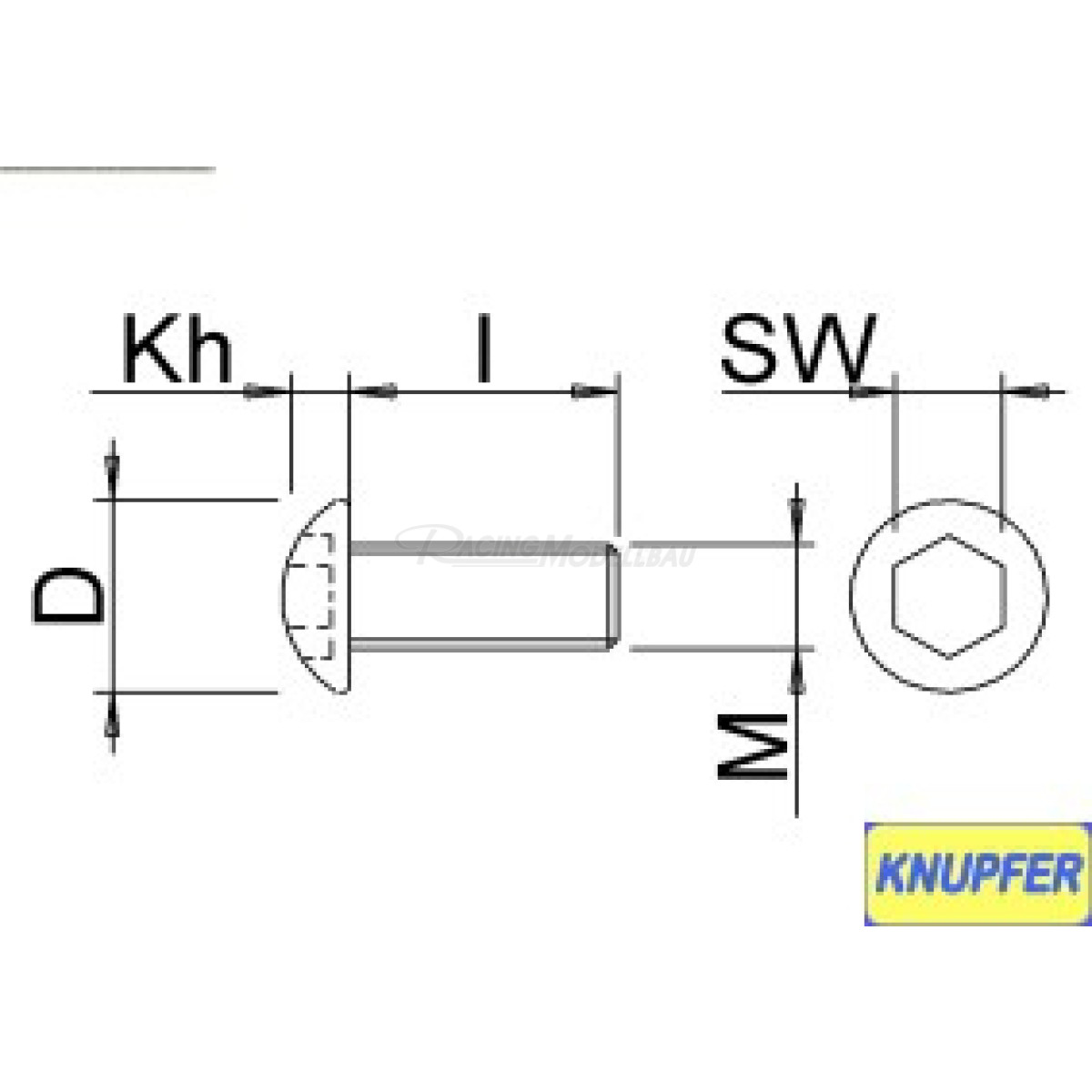 Inbusschraube M3x10 25Stk